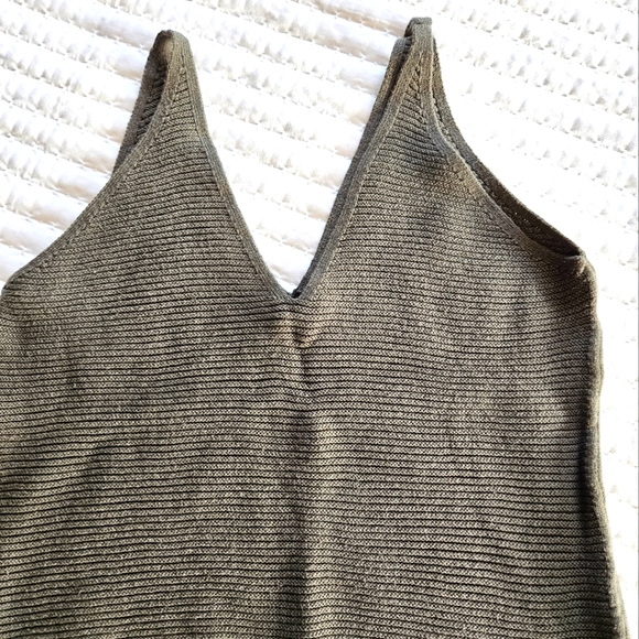 Express | Tops | Dusty Green Knit Tank | Poshmark